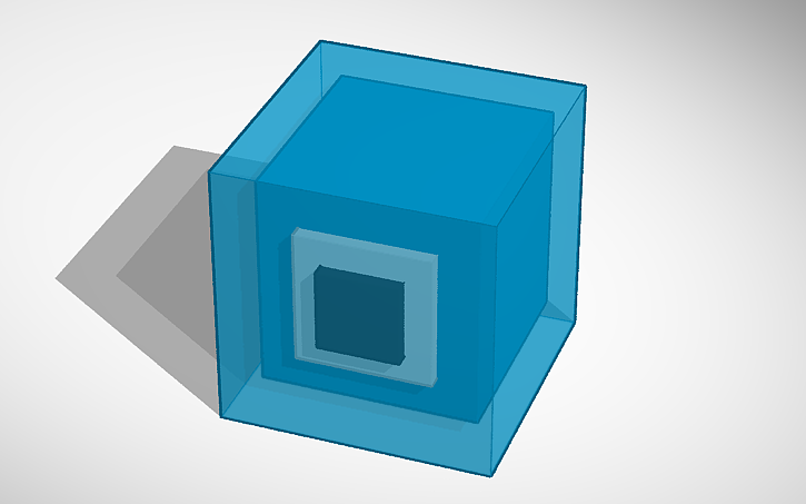 3D design block monster - Tinkercad