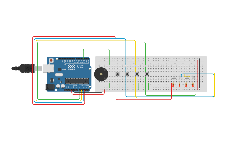 Circuit Design Simon Says Tinkercad