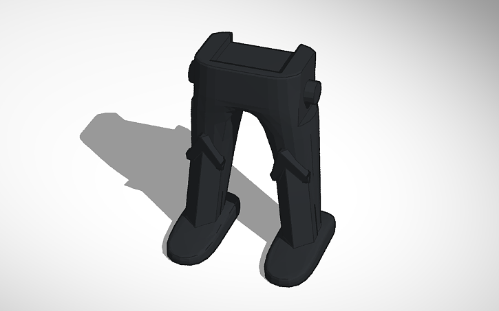 3D design Darth Vader Playmobil (Legs) - Tinkercad