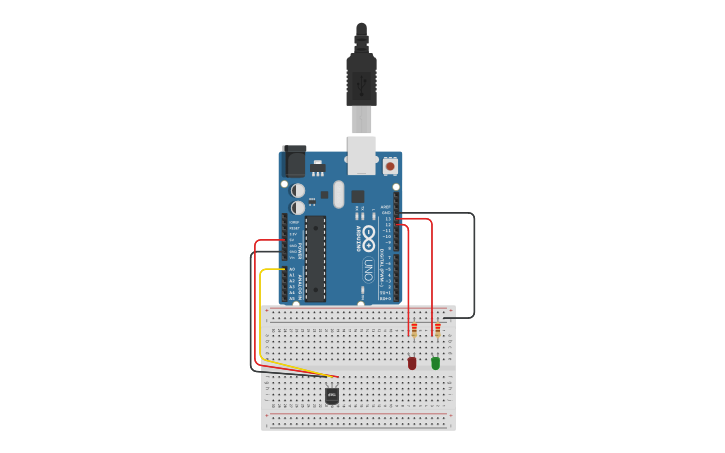 Circuit design TMP SOS | Tinkercad