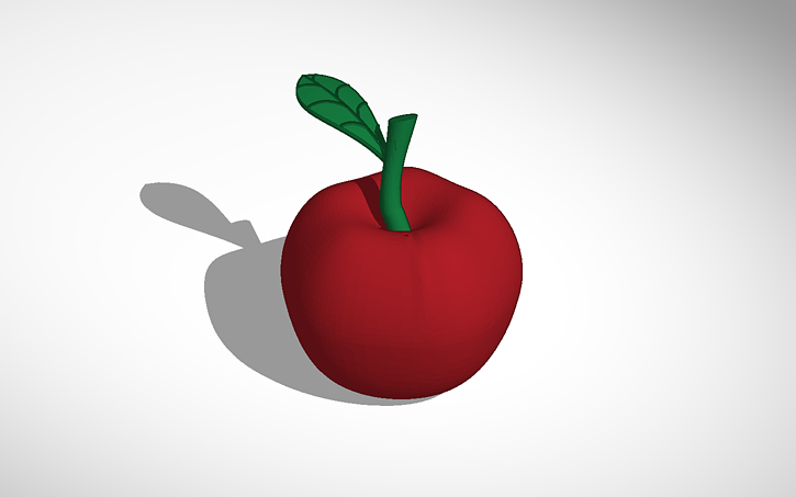 3D design Apple - Tinkercad