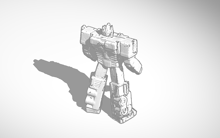 3D design Transformers Optimus Prime Toy figure - Tinkercad