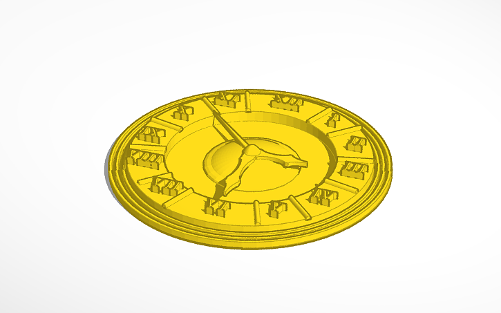 3d Design Coco Clock Face Tinkercad