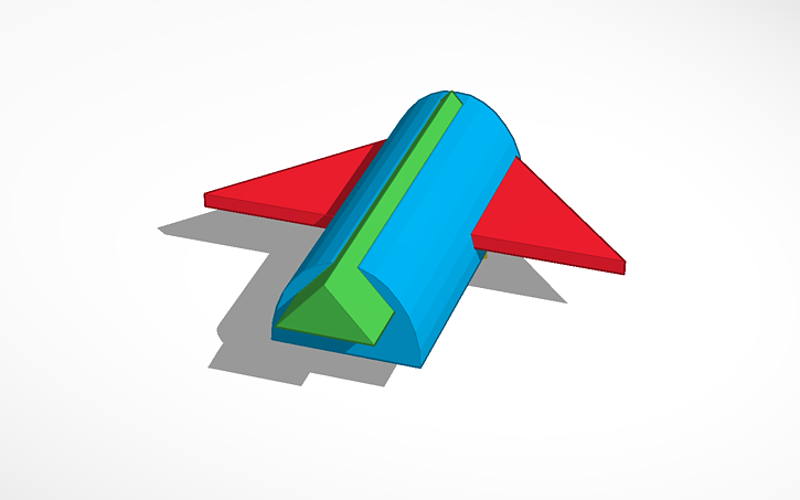 3D design airodinamic air plane | Tinkercad