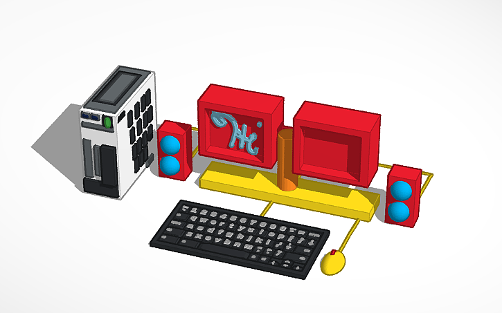 3D design A computer - Tinkercad