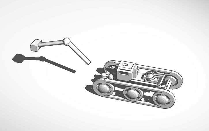 3D design Mars Rover - Tinkercad