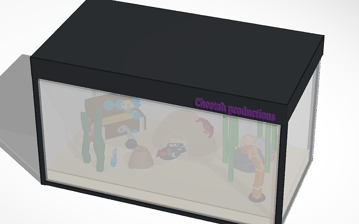 3D design the Aquarium - Tinkercad