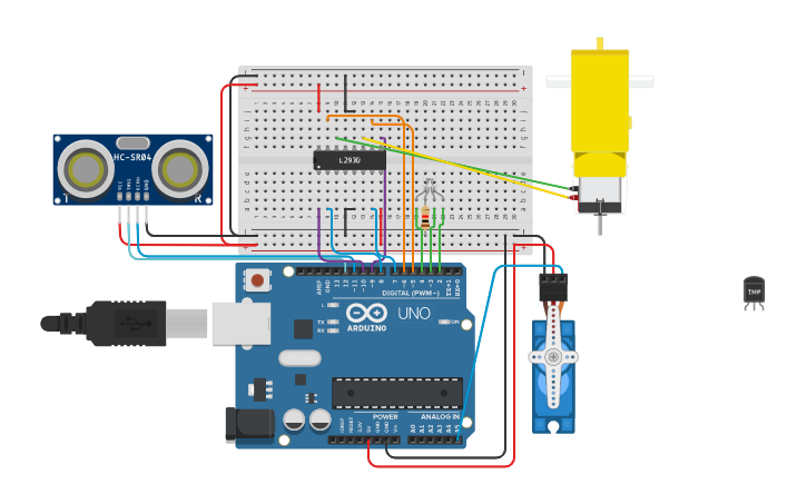 Circuit design trash - Tinkercad