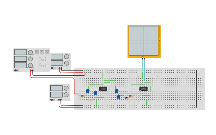 Circuit Design Filtro Pasa Banda De Cuarto Orden Tinkercad