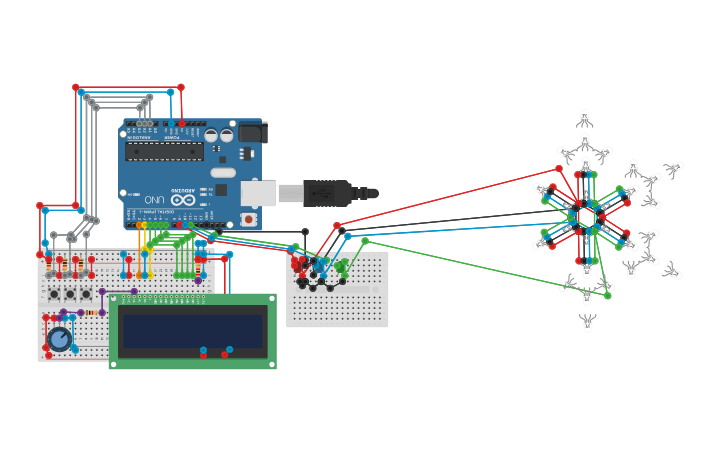 Circuit design 05 UNIR - LCD menu Ultimate Version - Tinkercad