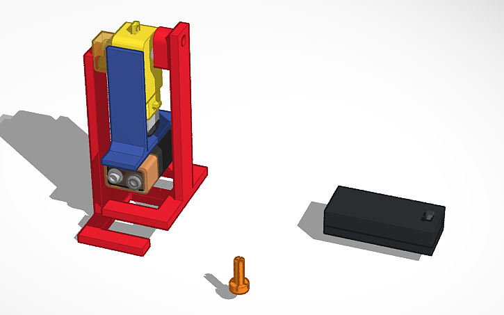 3D design Walking robot - Tinkercad