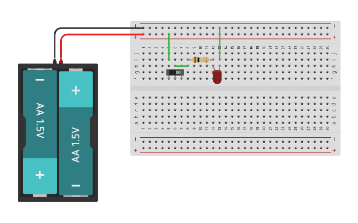 Circuit Design Slide Switch Tinkercad