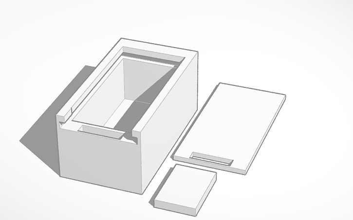 3D design Container- Box - Tinkercad