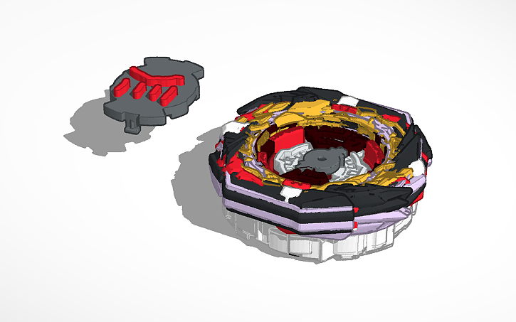 3D design Warrior Ignis Left Spin - Tinkercad