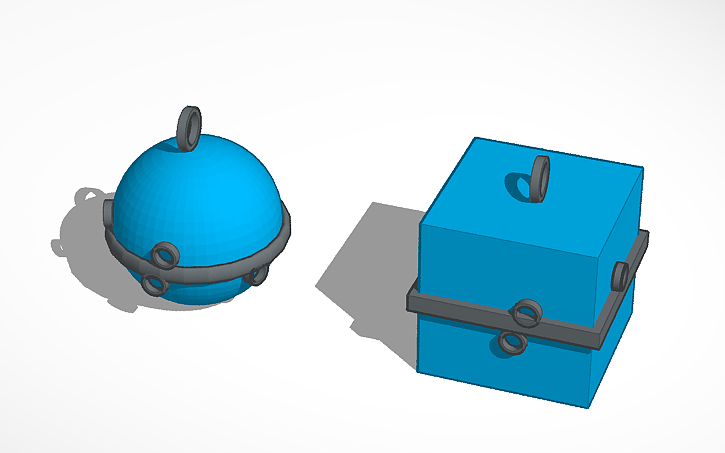 3D design remote bomb - Tinkercad
