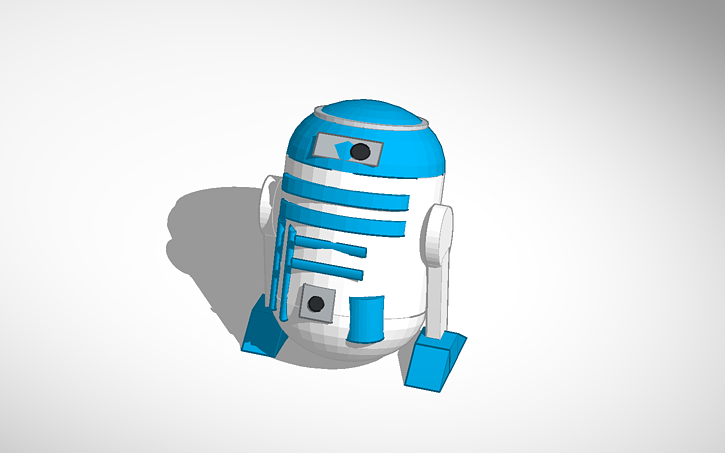 3D design 승현이의 R2 D2 - Tinkercad