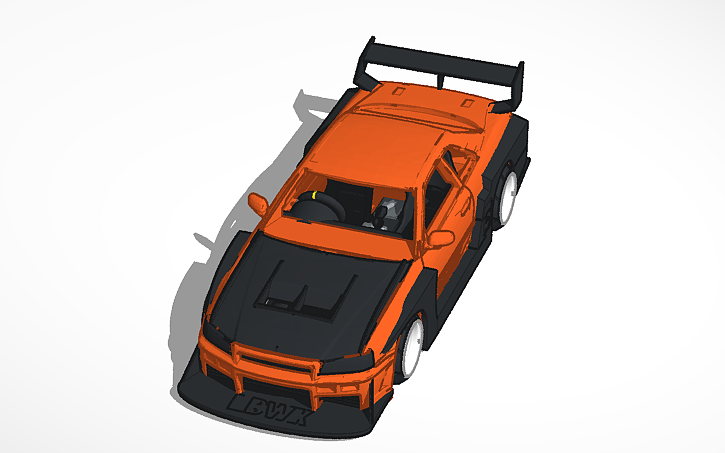 3D design Liberty Walk Skyline GTR - Tinkercad