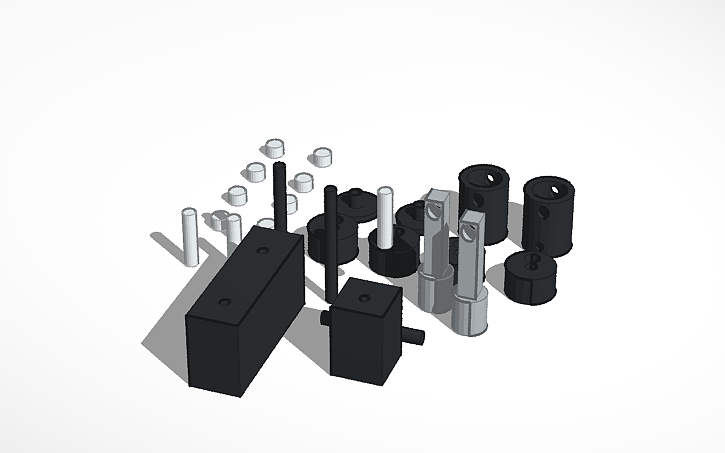 3D design steam engine - Tinkercad