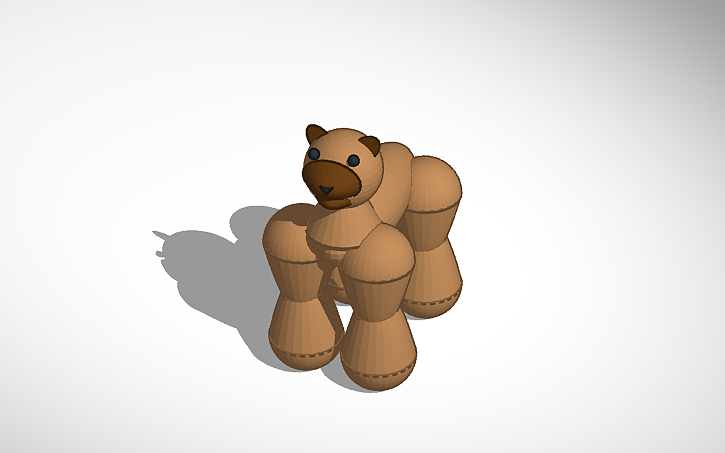 3D design Bear - Tinkercad