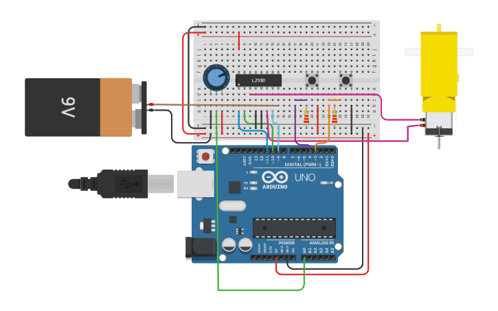 Circuit design Final:) - Tinkercad