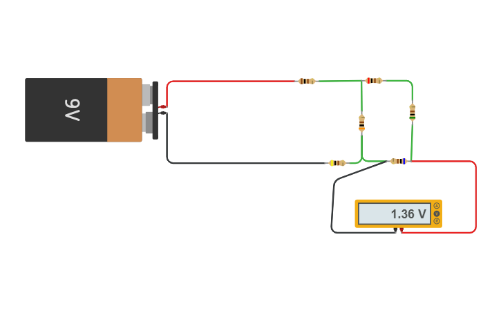 Circuit design TC-Determinar Vth, Rth e IN - Tinkercad