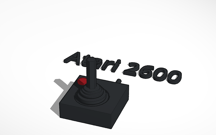 3D design Carla Meninsky - Atari 2600 - Tinkercad