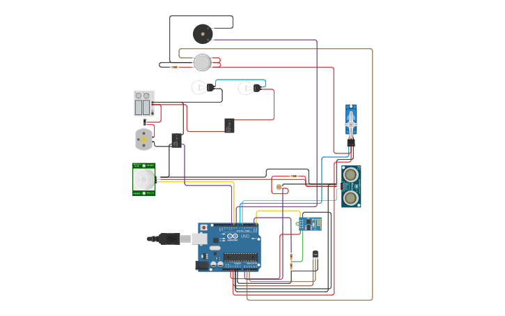Circuit Design Home Automation System Tinkercad