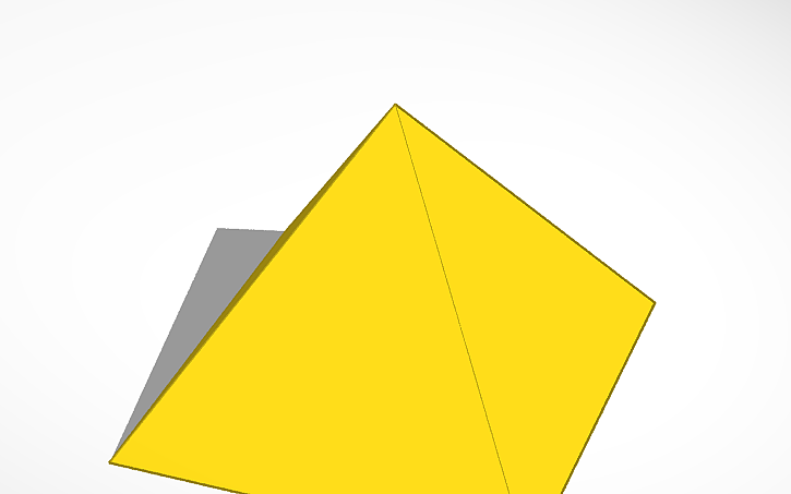 3D design pyramid | Tinkercad