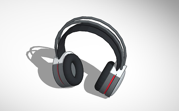 3D design headset - Tinkercad