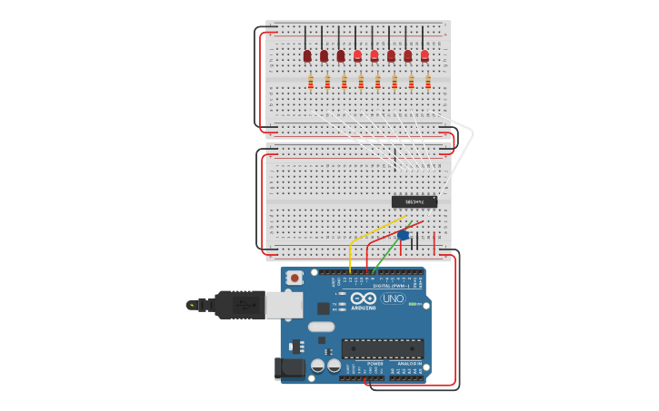 Circuit design Hello World - Tinkercad