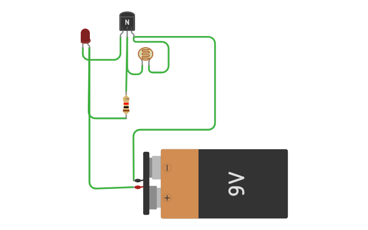 Circuit design LDR_Sensor_Auto_Street_Light | Tinkercad