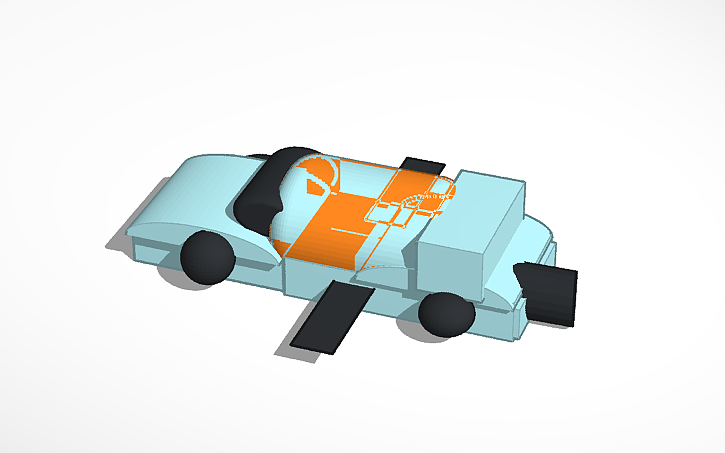 3D design flying car | Tinkercad