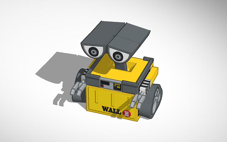 3D design WALL-E - Tinkercad