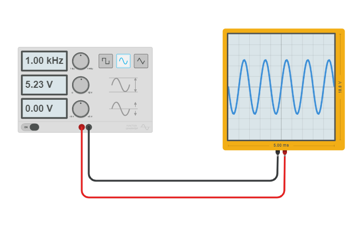 Circuit design CRO SINUSOIDAL VOLTAGE - Tinkercad