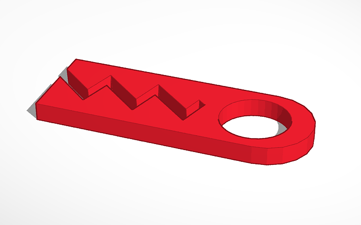 3D design Chip Clip - Tinkercad