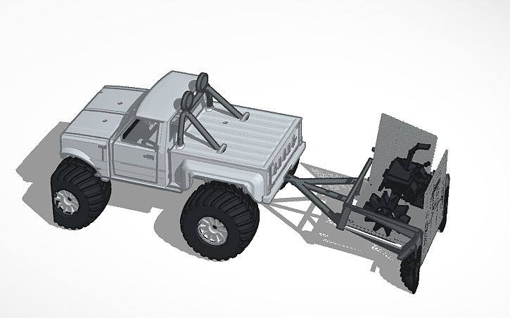 3d Design Truck Trailer And Four Wheeler Can Am Outlander Tinkercad