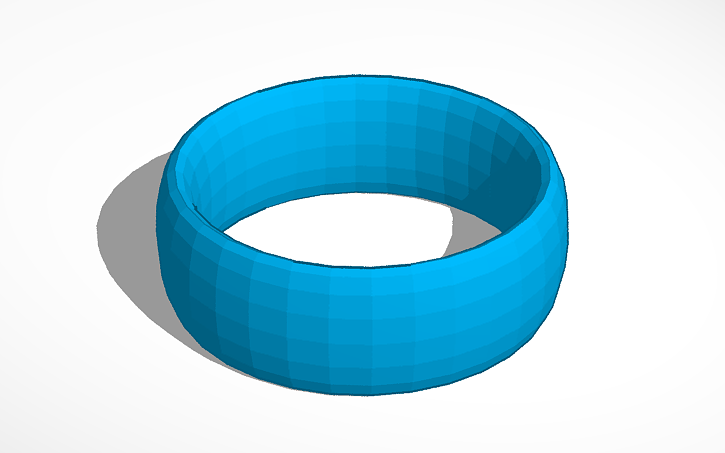 3D design ring - Tinkercad