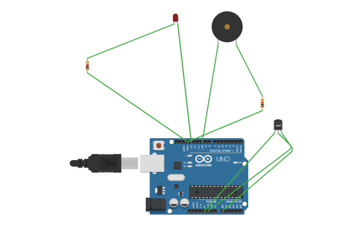 Circuit Design Temp Tinkercad