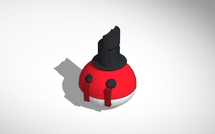 3D design polskaball spooky! | Tinkercad