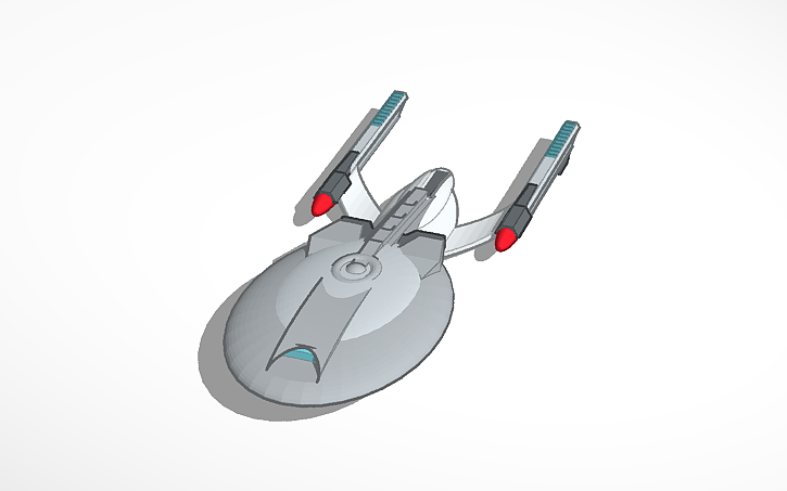 3D design USS Recovery_Mark II Refit - Tinkercad