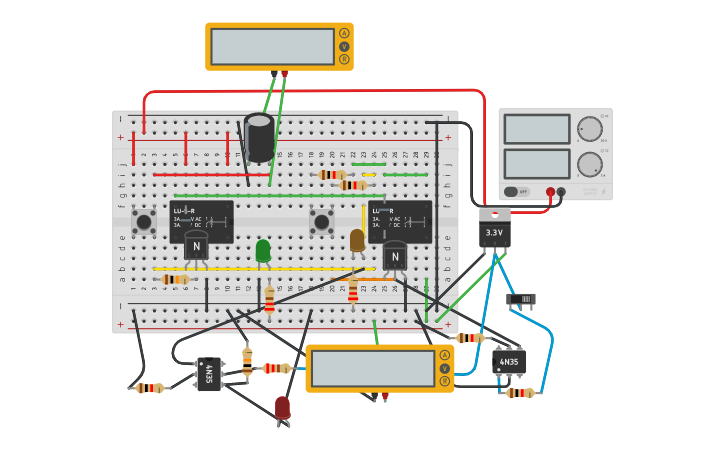 Circuit design Power Supply Raspberry - Tinkercad