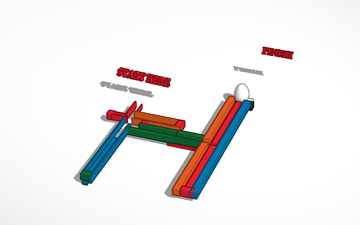 3D design MAZE - Tinkercad