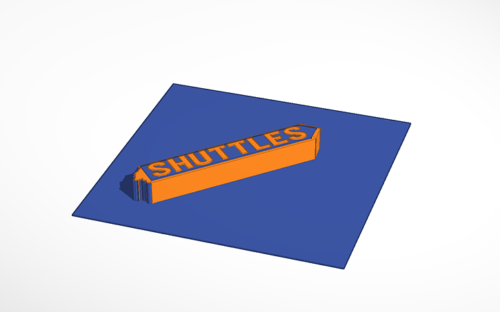 3D design Terrelanton Shuttles Logo | Tinkercad