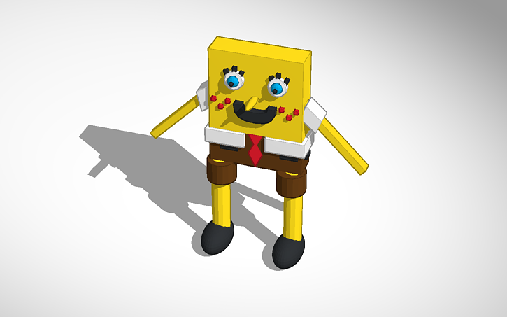 3d Design Spongebob Tinkercad