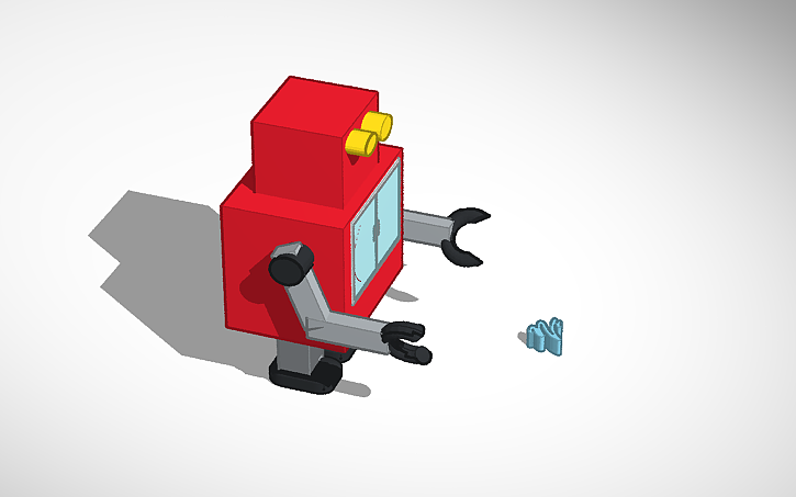 3d Design Robots Box Head 3000 Tinkercad