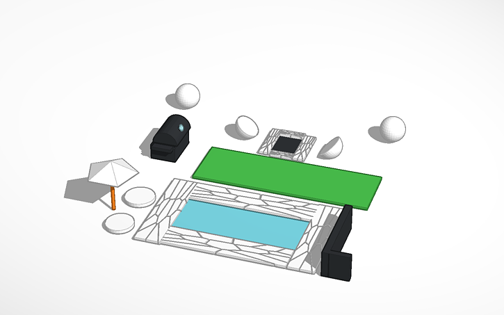 3D design pool | Tinkercad