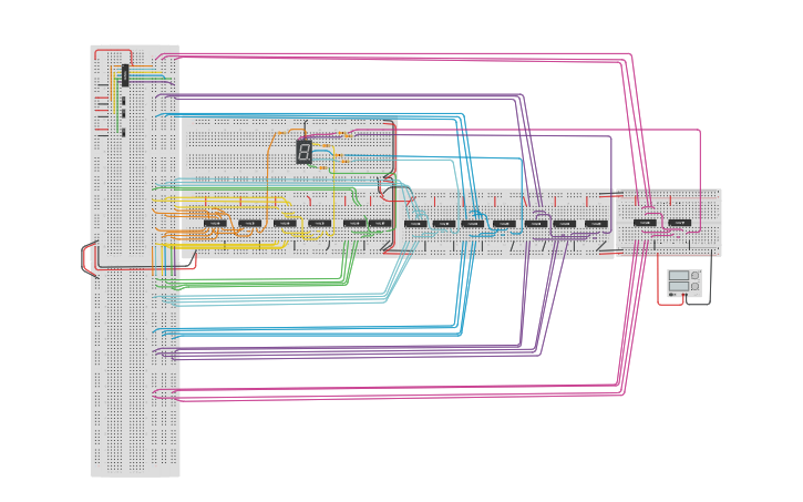 Circuit design Date of Birth_2 | Tinkercad