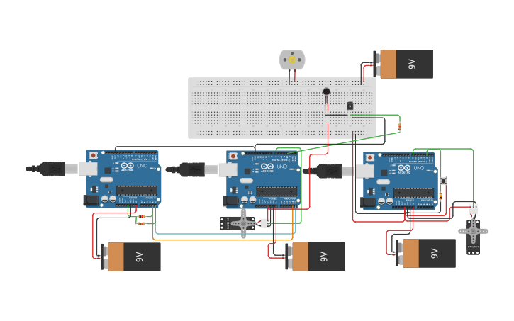 Circuit design FSM Assignment - Tinkercad