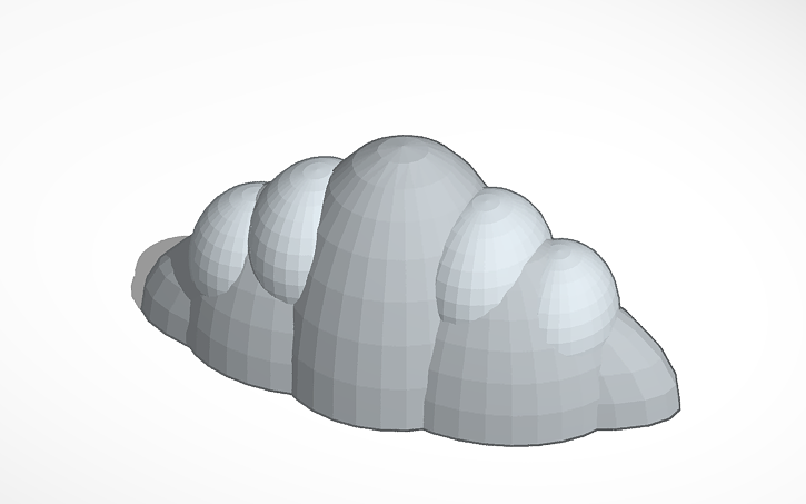 3D design Copy of cloud | Tinkercad