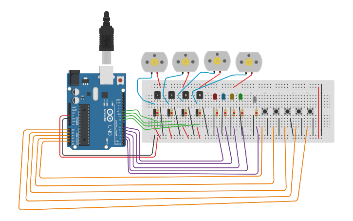Circuit design Vending machine (variable price) | Tinkercad
